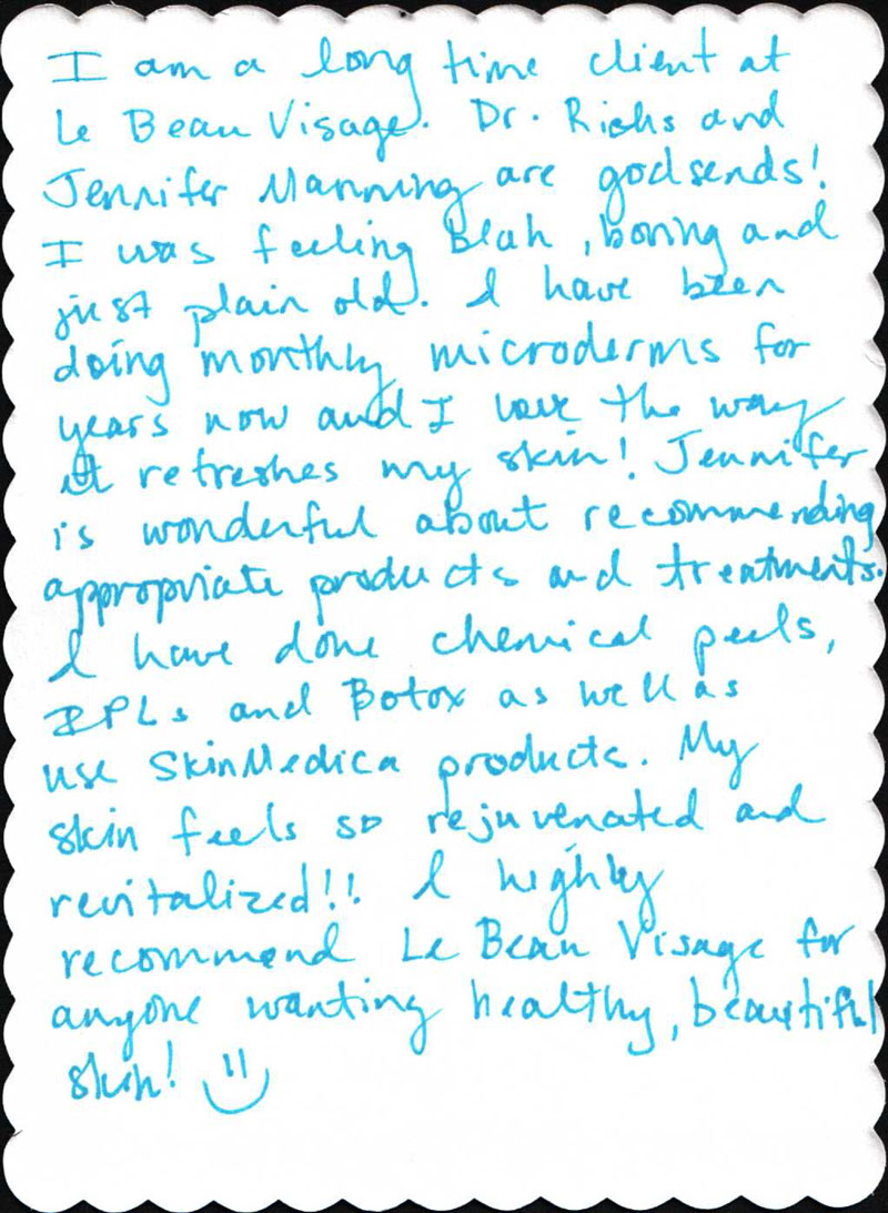 Brandi's Experience | Le Beau Visage Med Spa